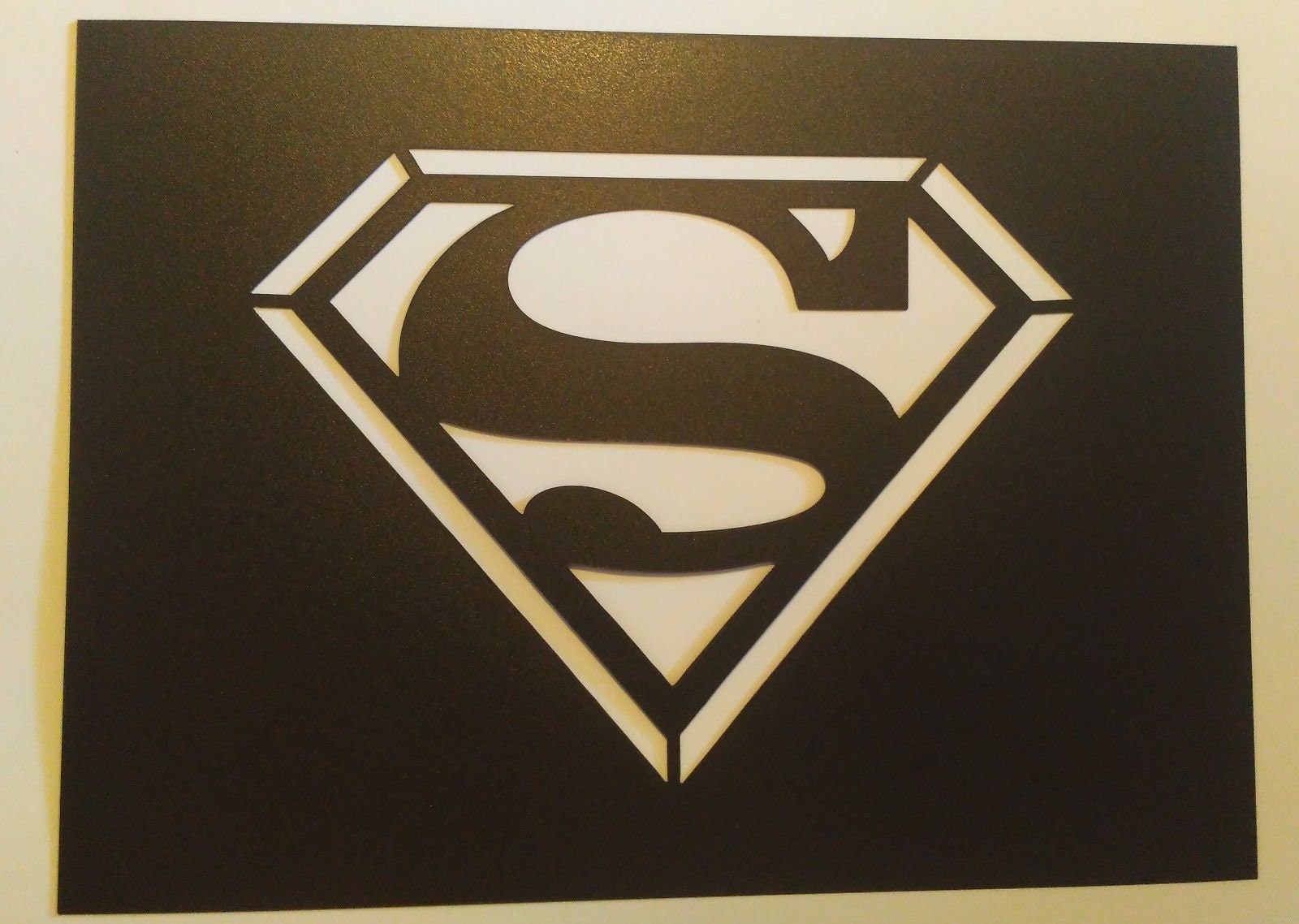 Superman Logo Stencil