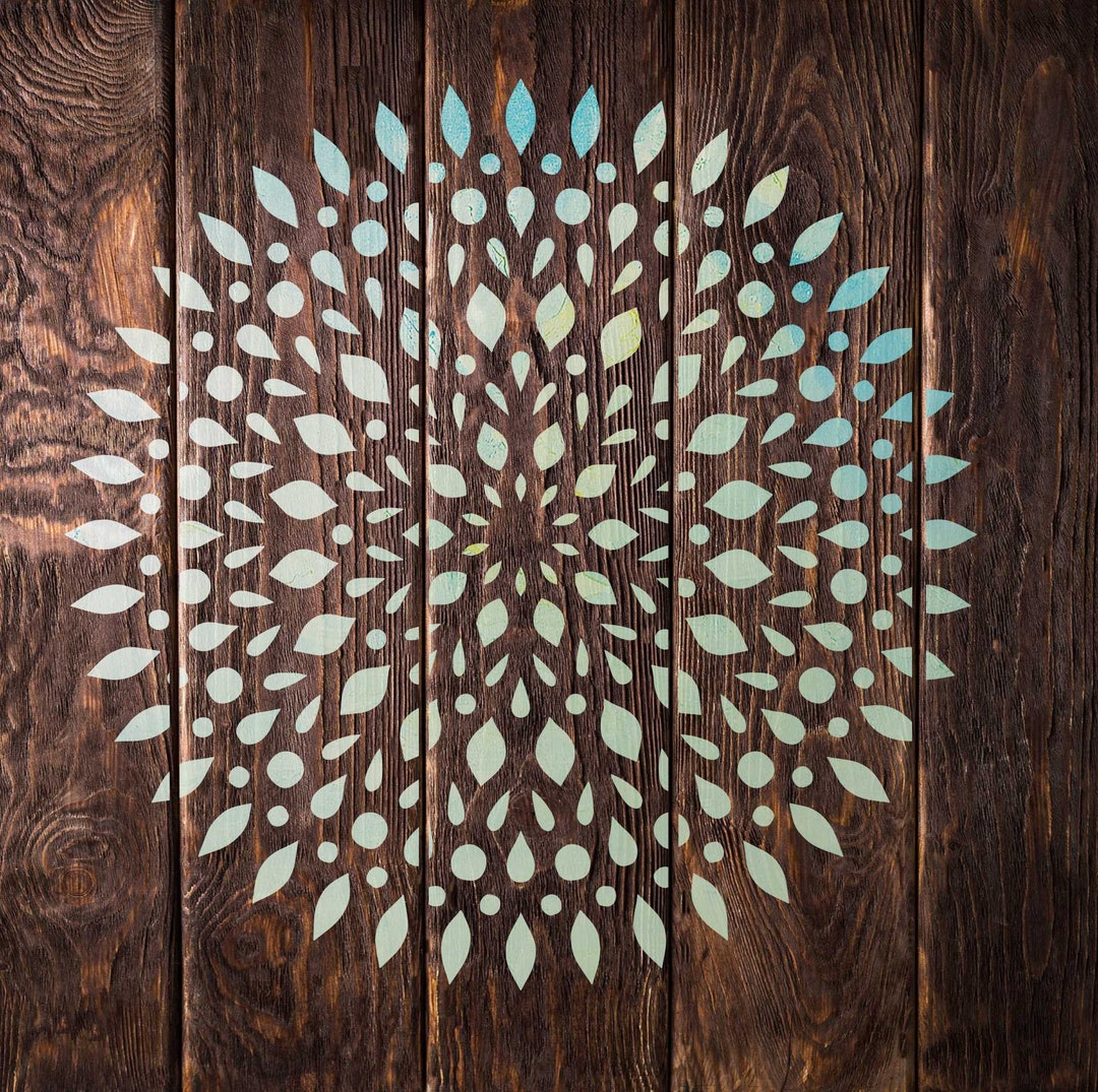 Mandala Design Stencil for Art: Reusable Wall Custom Stencils, Template ...