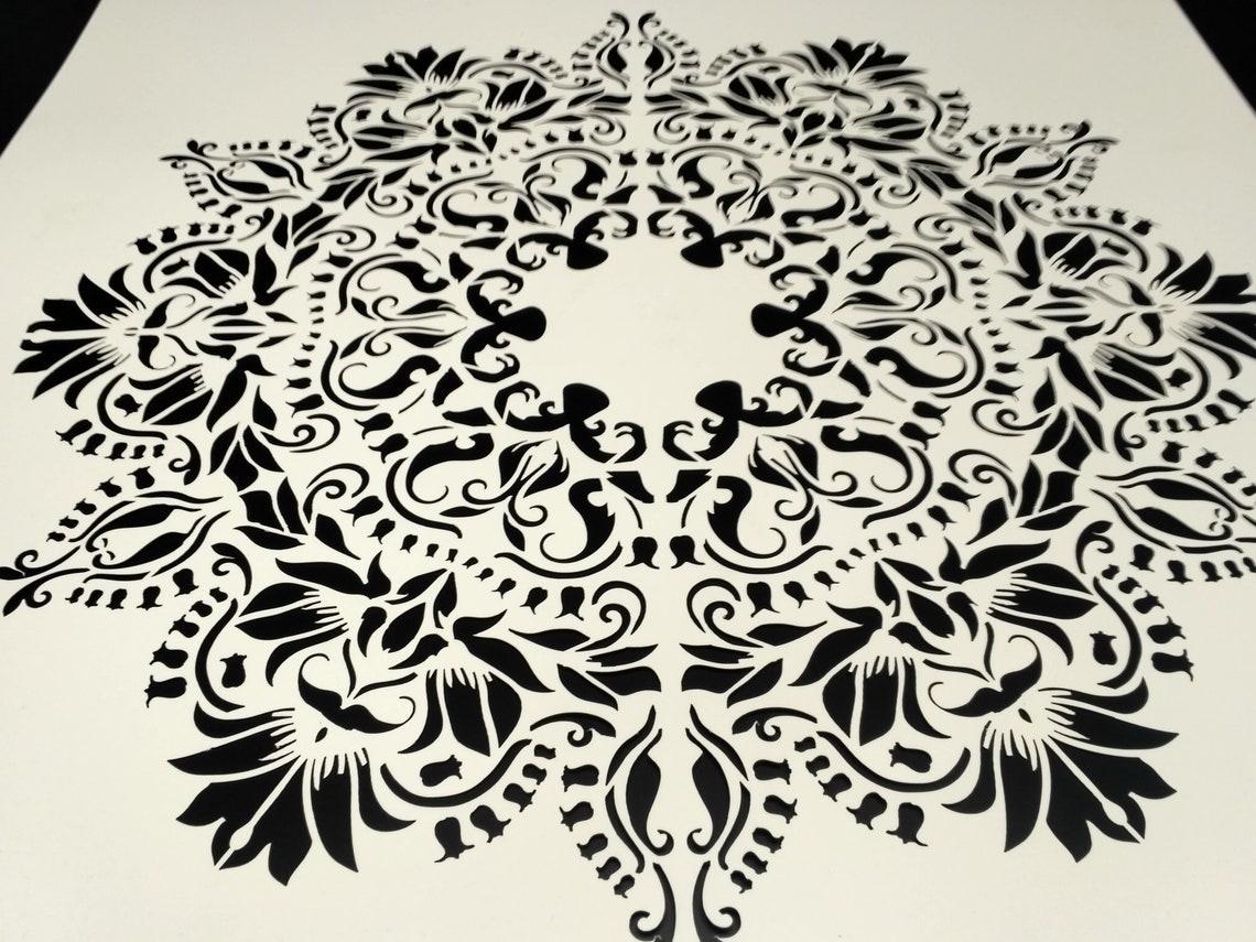Mandala Wall Stencil: Reusable Custom Stencils for Painting and Indian ...