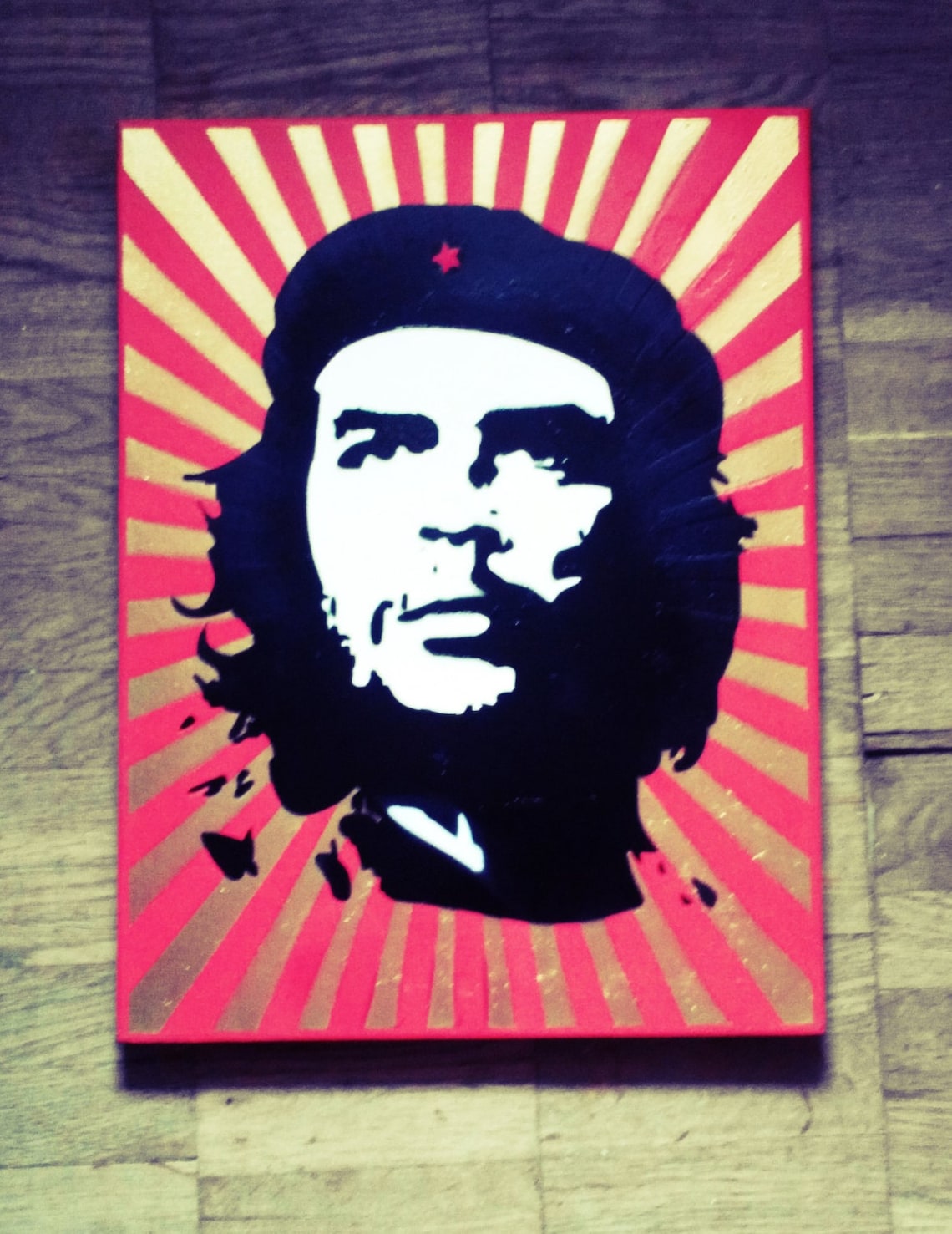 Stencils CHE GUEVARA/ Set of 3 Reusable Plastic Stencils/ Wall | Etsy