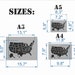 USA Map Stencil - Reusable, Plastic United States Map Outline Stencil ...
