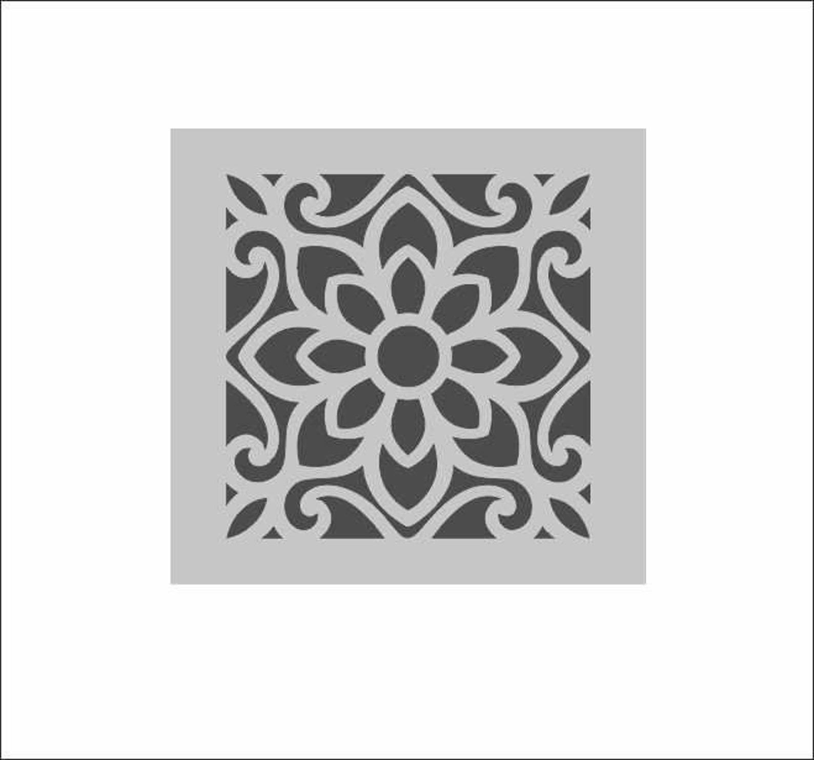 Moroccan Tile Stencil: Reusable Pattern Stencils for Painting - Etsy