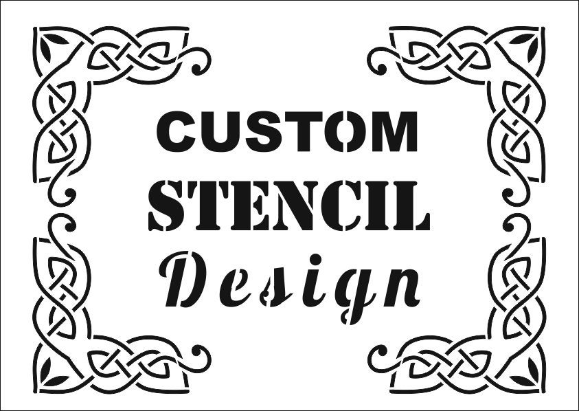 Custom Plastic Stencil / Wall Decals Reusable/ Anything You - Etsy