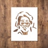 Jerry Garcia Hand Stencil: Reusable Custom Stencil Template for ...