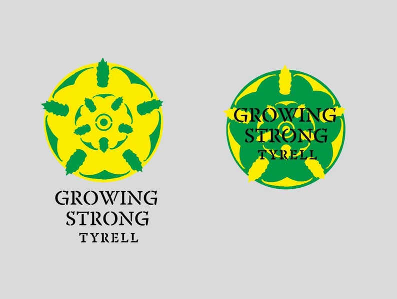 Stencils House Tyrell Sigil: Set of 3 Reusable Plastic Stencils Wall ...