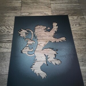 Stencils Lannister Sigil: Set of 3 Reusable Plastic Stencils Wall Decor ...