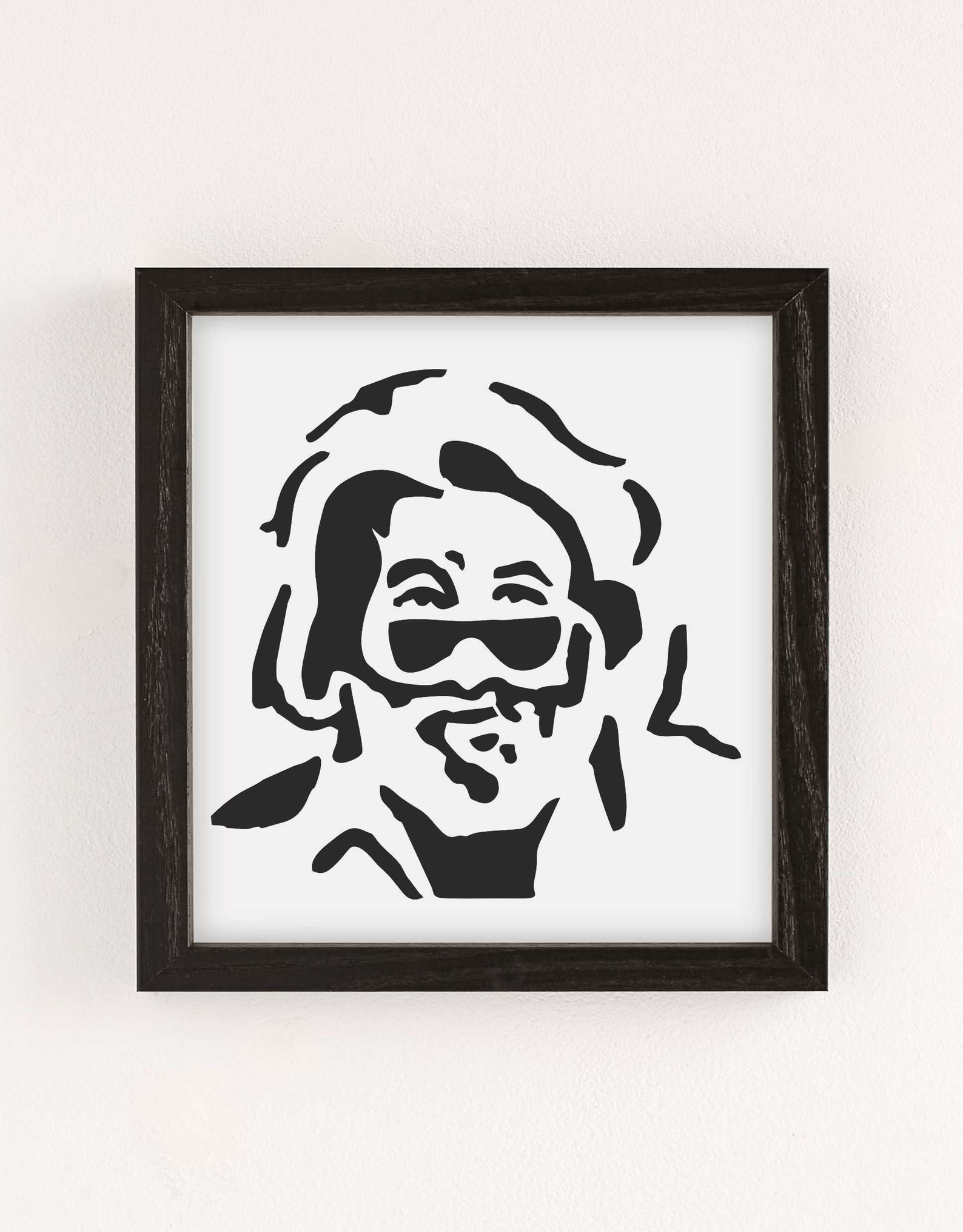 Jerry Garcia Portrait Stencil: Reusable DIY Craft Stencils for Painting ...