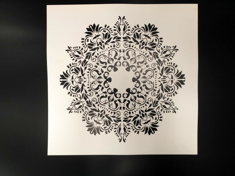 Mandala Wall Stencil: Reusable Custom Stencils for Painting - Etsy