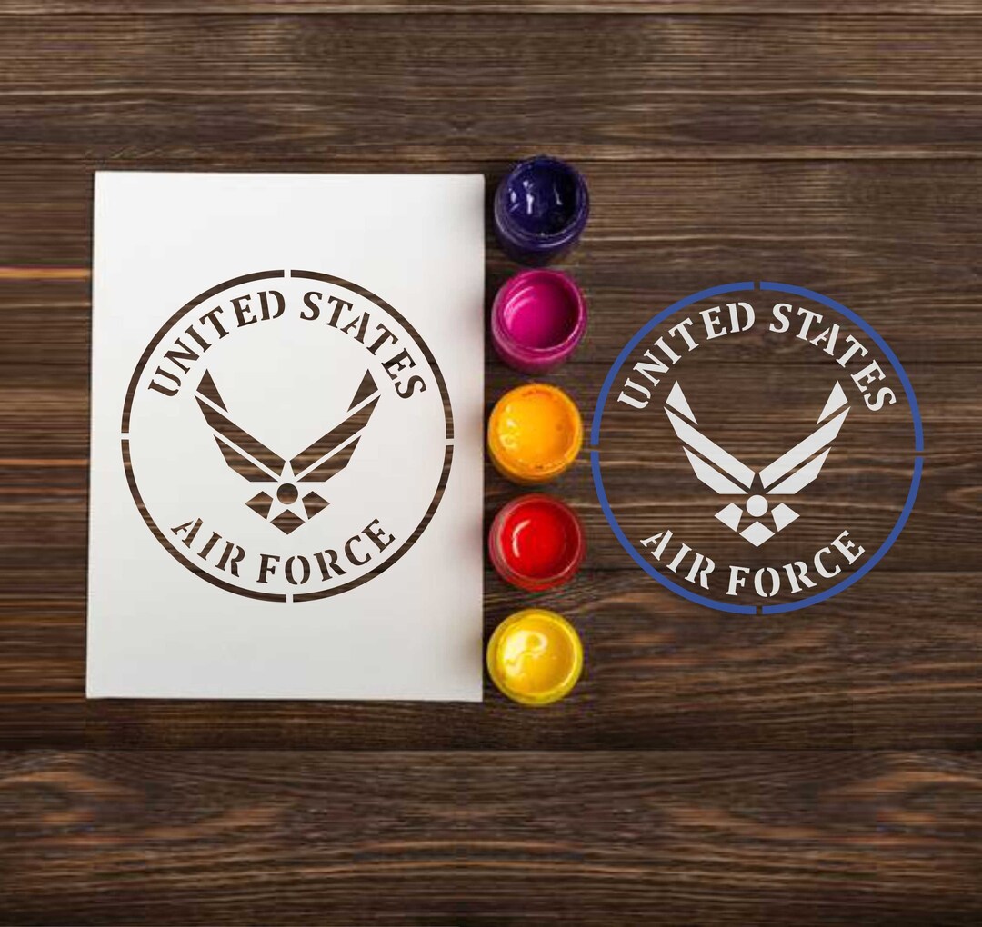Air Force Stencil: Reusable Custom Stencil for Decor Cornhole, U.S ...