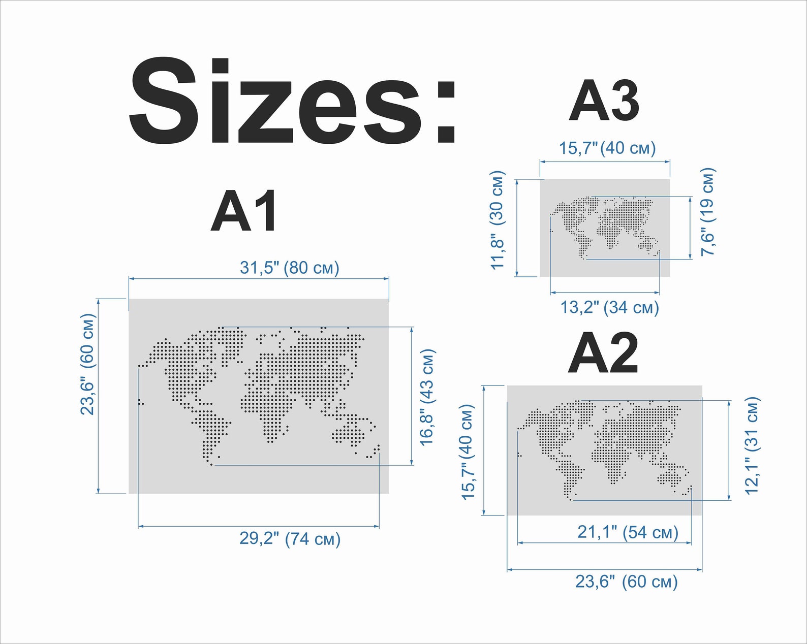 Stencil World Map Dotted reusable Map stencil dots world | Etsy