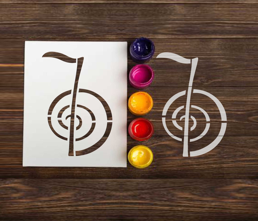 Cho Ku Rei Reiki Custom Stencil: Reusable Stencils for Painting Symbol ...