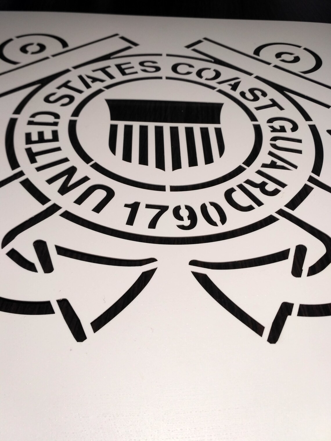 USA Coast Guard Logo Custom Stencil Reusable Small and Large - Etsy