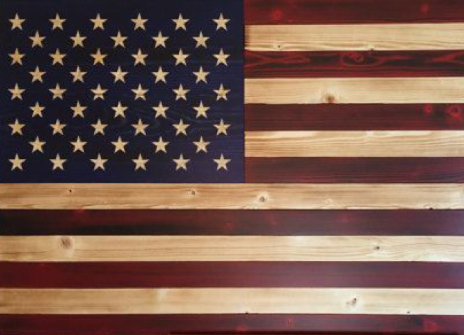American Flag 50-stars Stencil - Plastic 500 Micron Reusable Stencil ...