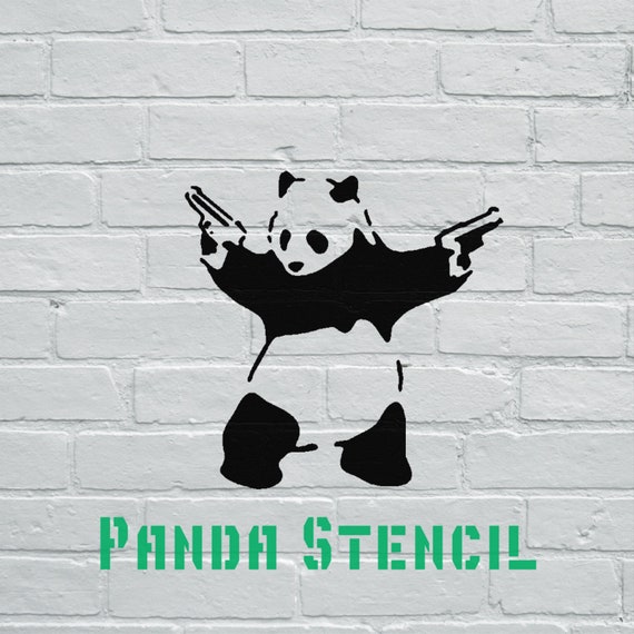 Pochoirs Panda De Banksy