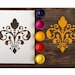 Damask Custom Stencil: Reusable Stencils for Painting, DIY Craft, Art ...