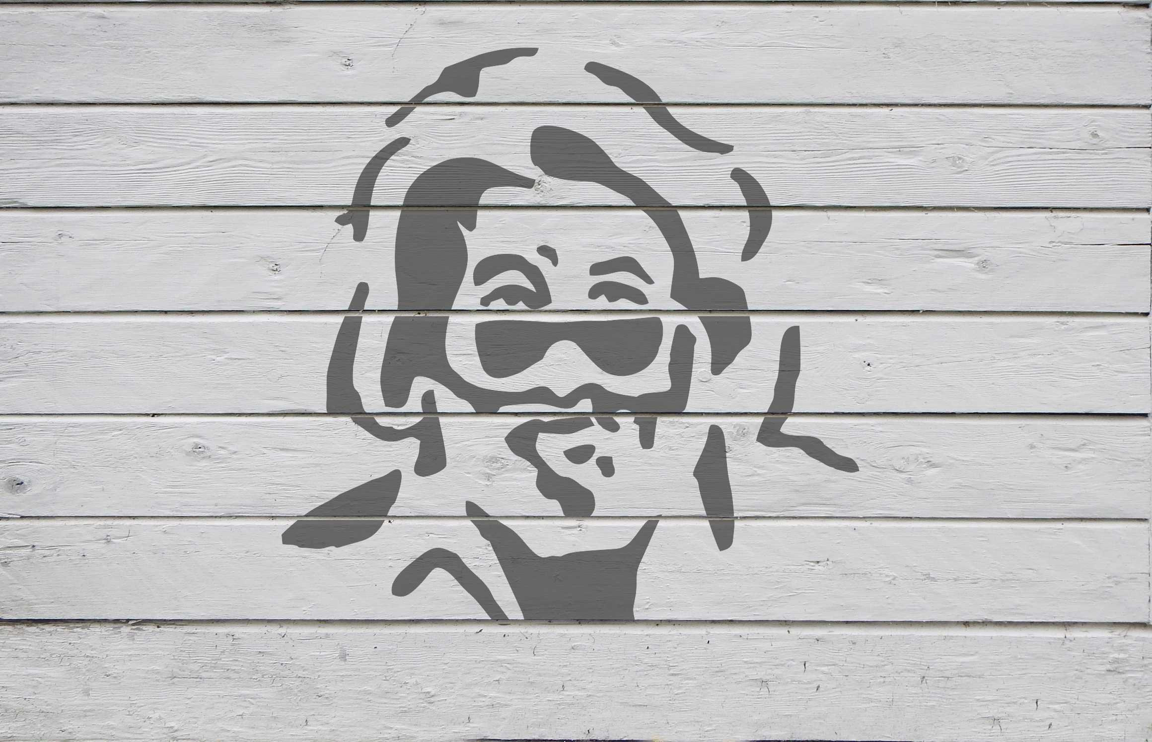 Jerry Garcia Portrait Stencil: Reusable DIY Craft Stencils for - Etsy