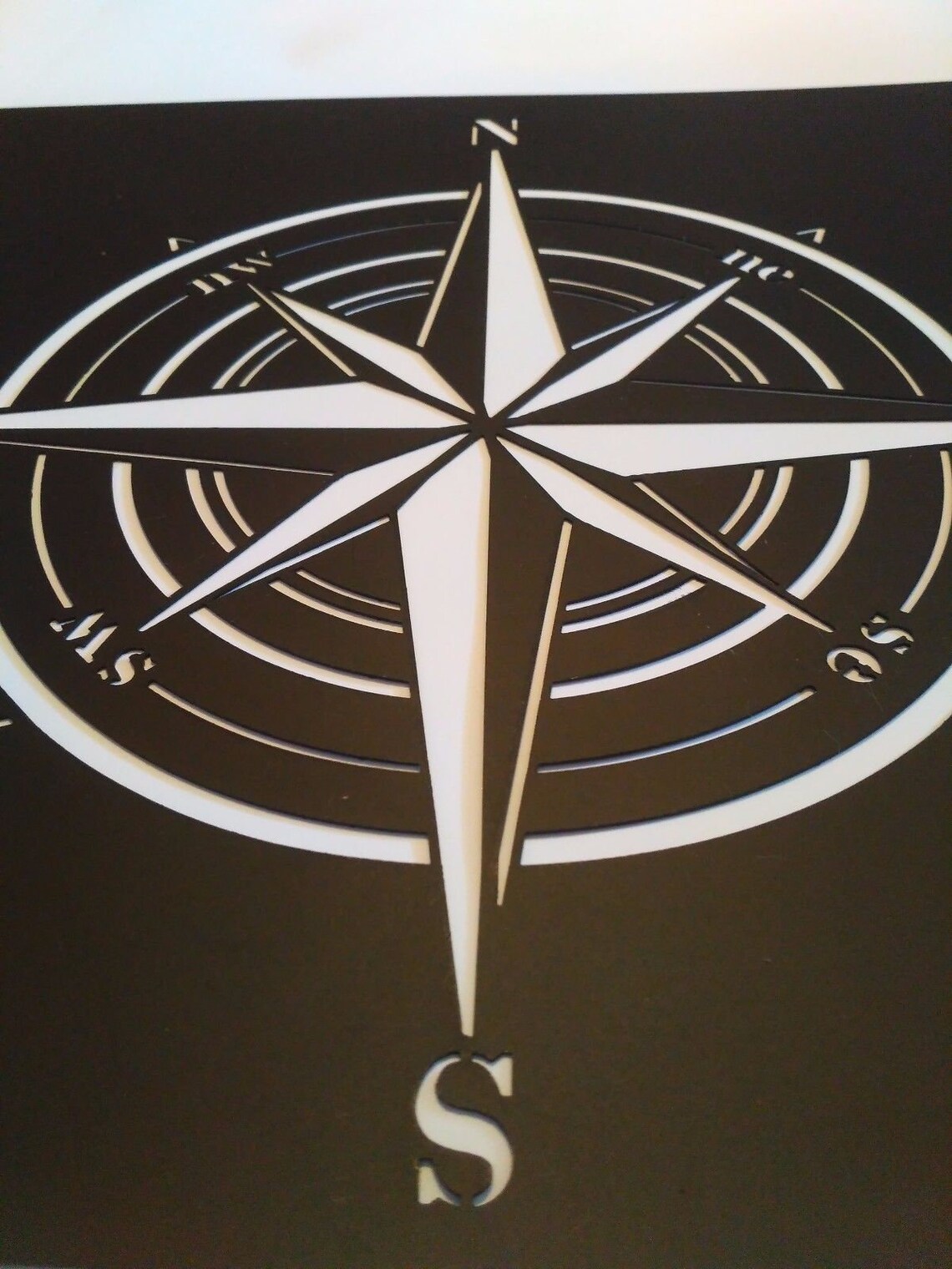 Wind Rose Stencil, Painting, Plastic Stencil, Art Supply, Wall Art ...
