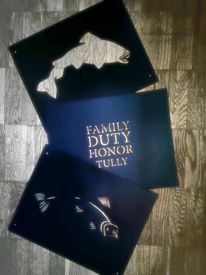 House Tully Sigil Stencils Set of 3 Reusable Plastic | Etsy