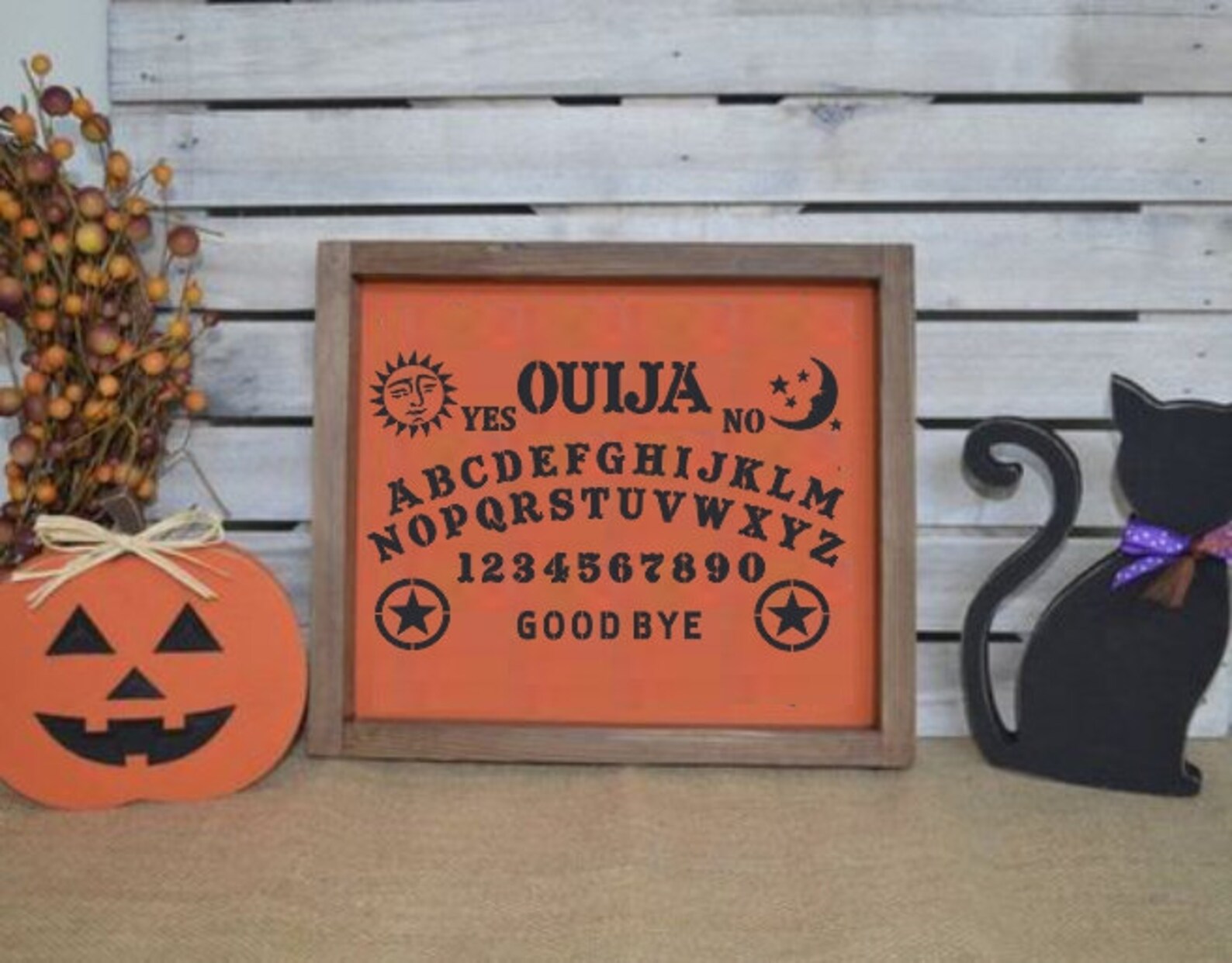 Halloween Stencil Ouija Board for Walls and Crafts: Reusable Custom ...