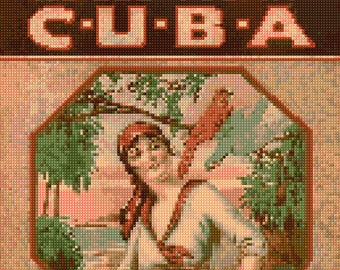 Cuba Cross Stitch | Etsy
