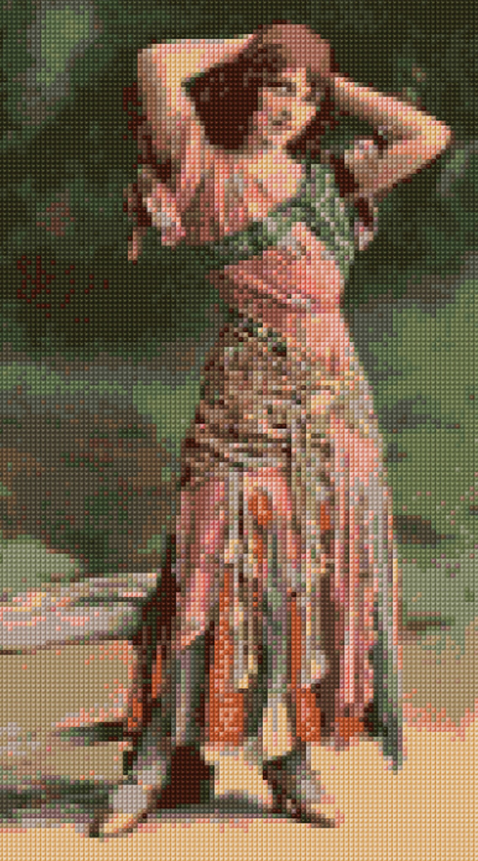 Art Deco Romani Pinup 1930s Cross Stitch Pattern PDF EASY | Etsy