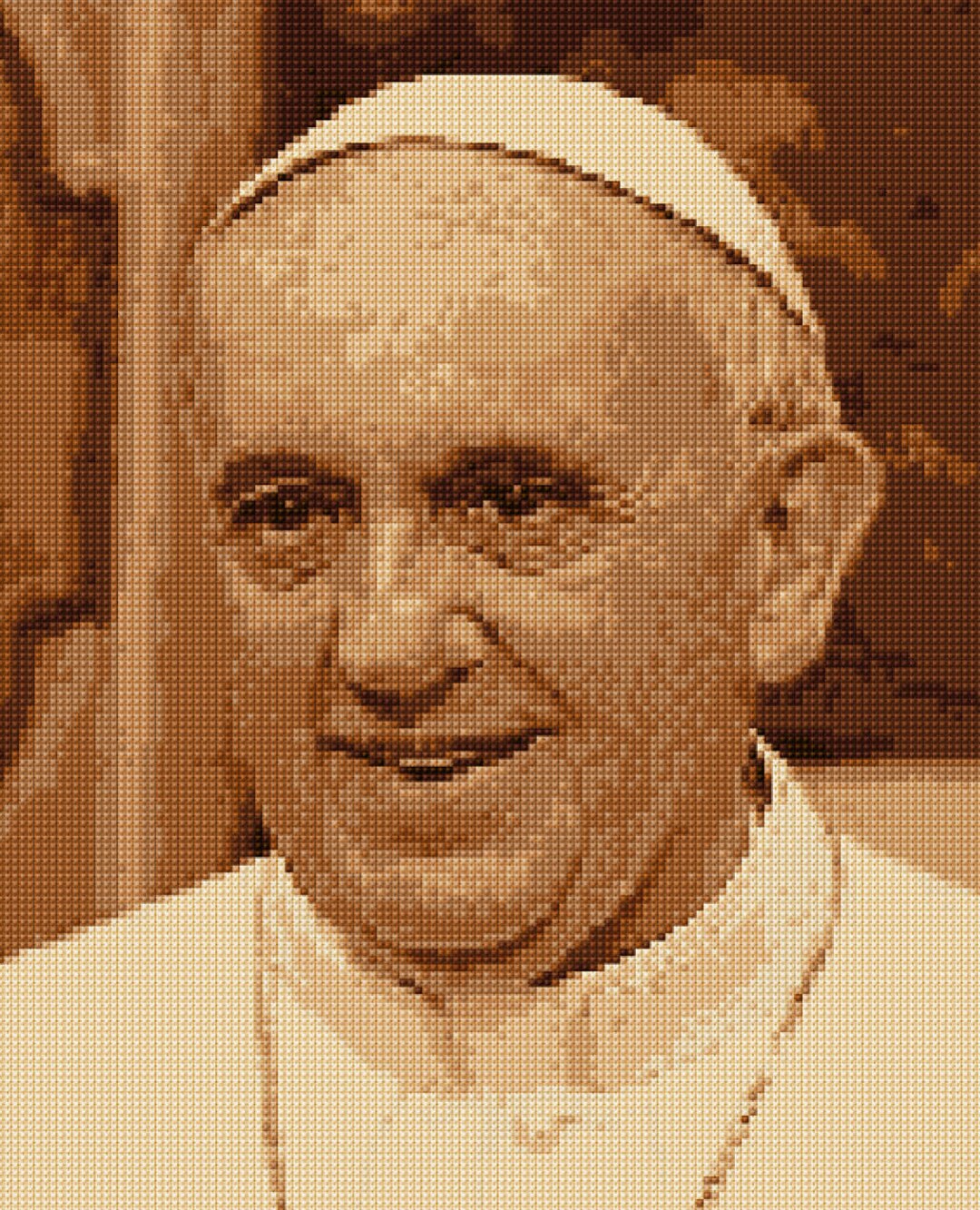 Love the Pope! Pope Francis Portrait Cross Stitch Pattern PDF- EASY ...