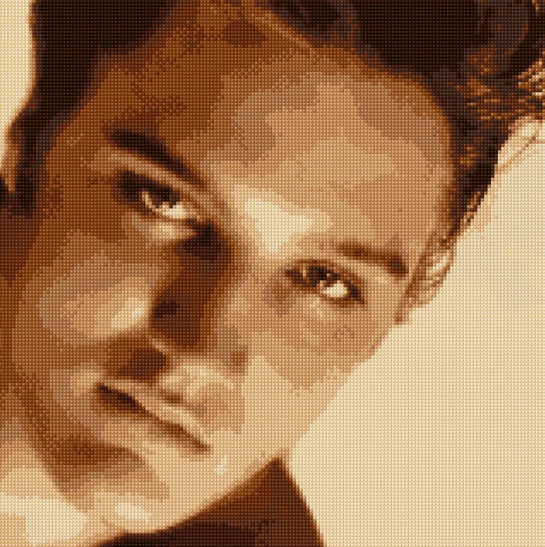 Elvis Presley Portrait Cross Stitch Pattern PDF - EASY Chart With One ...