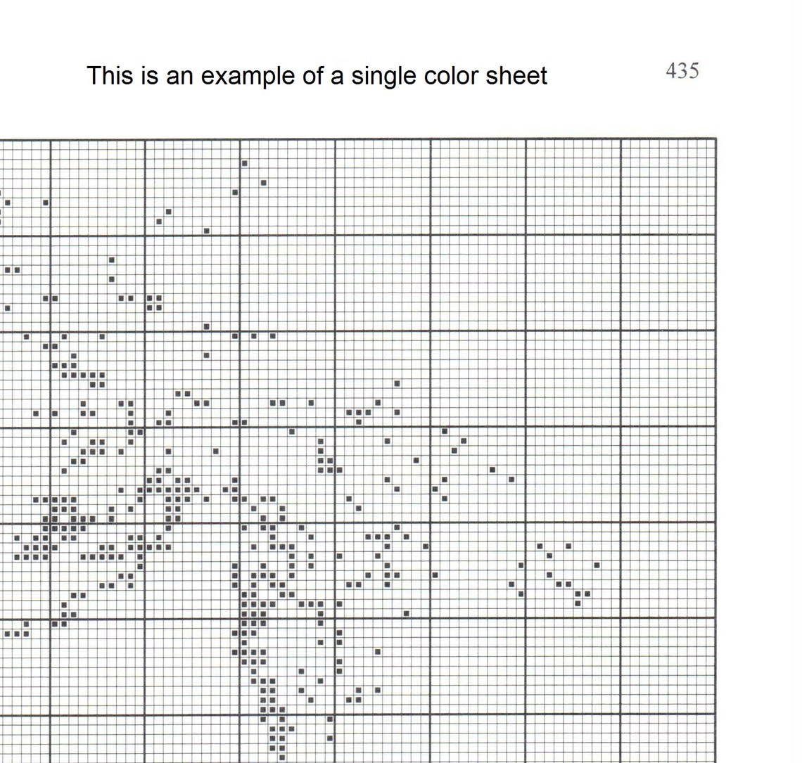 M. C. Escher 'puddle Reflection' Cross Stitch Pattern PDF - EASY Chart ...