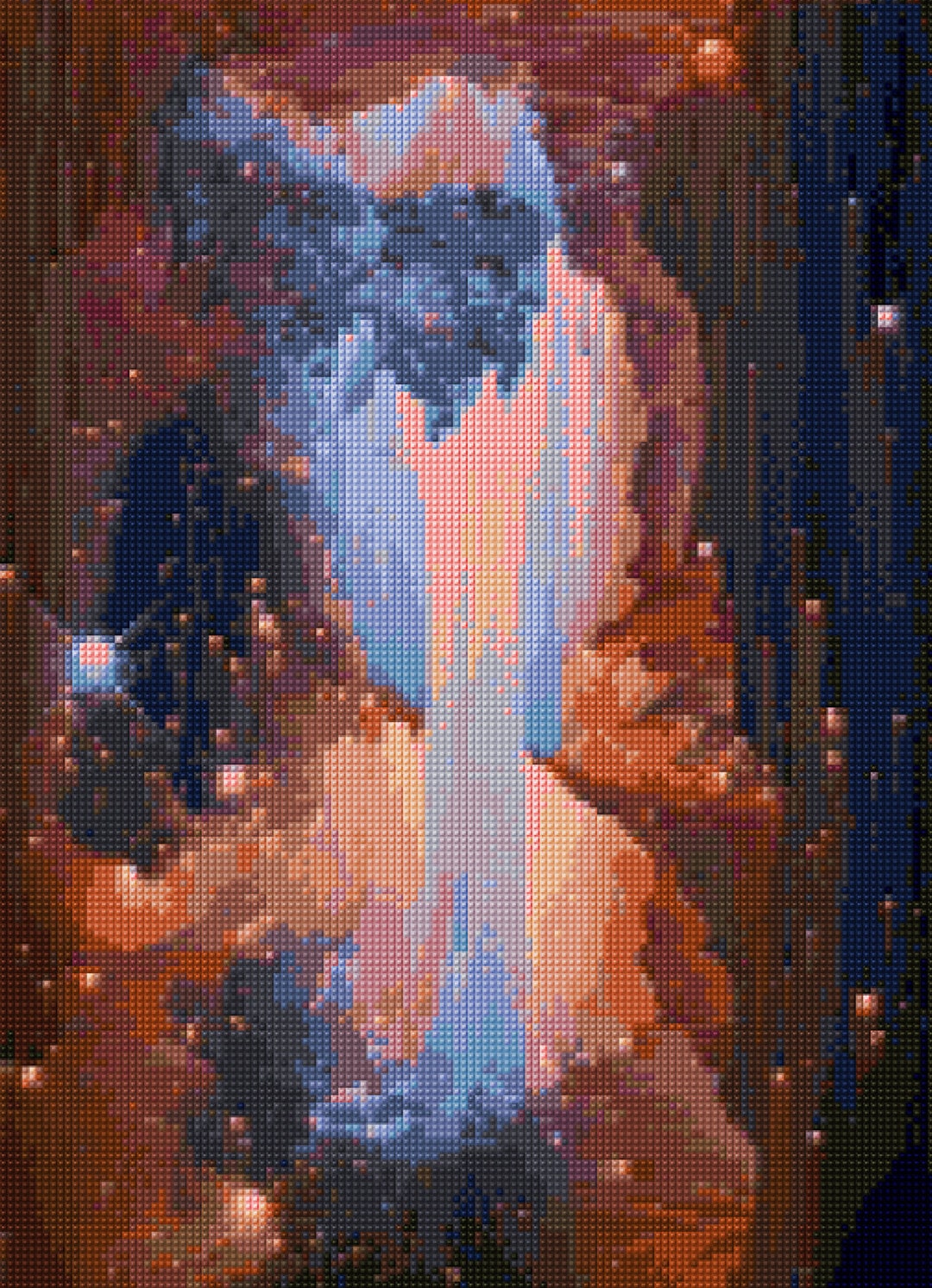 Hubble Star Formation Region S106 Cross Stitch Pattern PDF- EASY Chart ...