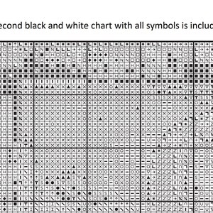 1950s Egrets Mid Century Cross Stitch Pattern PDF - EASY Chart With One ...