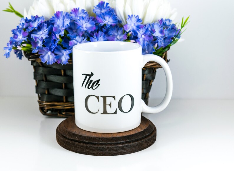 The CEO Mug Boss Gift Entrepreneur Gift Coffee Mug | Etsy