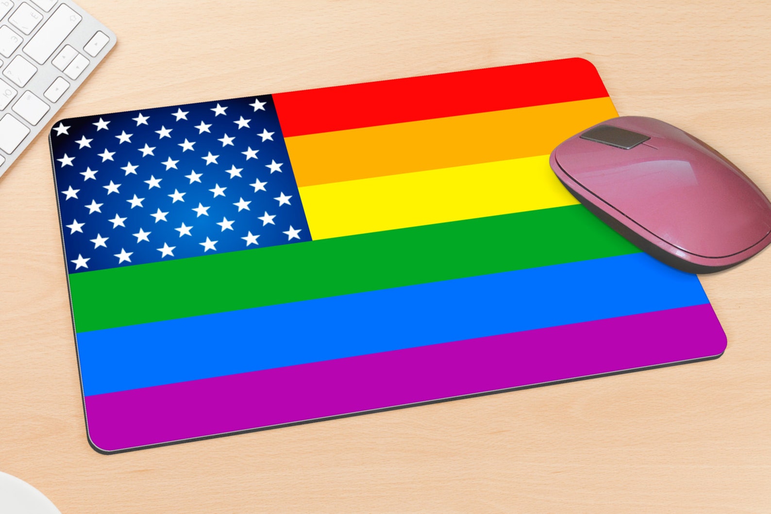 Pride Mouse Pad LGBTQ Pride American-pride Flag Gay Pride - Etsy
