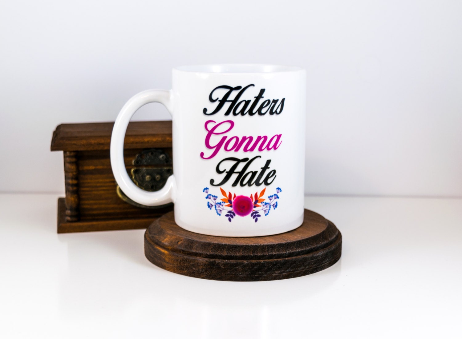 Haters Gonna Hate Coffee Mug Quote Mug Haters Funny Coffee | Etsy