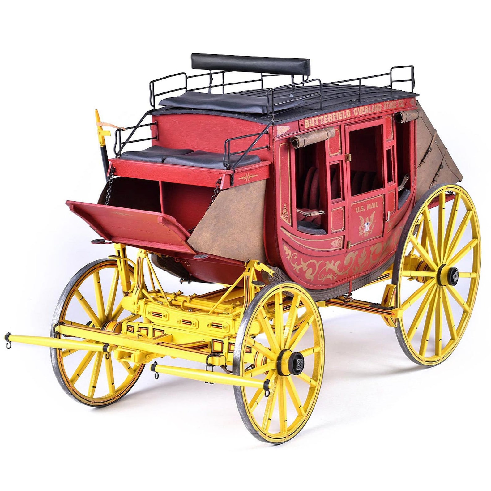 Model Trailways Concord Stagecoach 1:12 Scale Wood and Metal Kit - Etsy