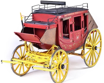 Model Trailways WESTERN MOUNTAIN BUCKBOARD 1:12 Scale Wood and Metal ...