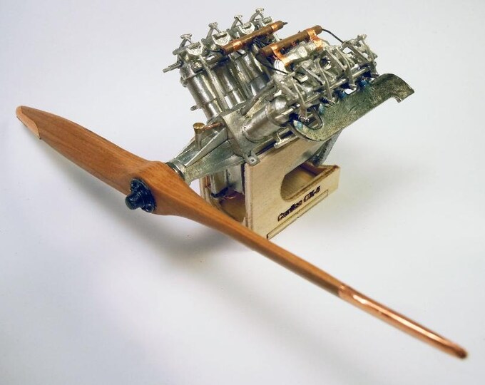 Model Airways Curtiss OX-5 V8 Aircraft Engine 1917 Scale 1:16 - Metal ...