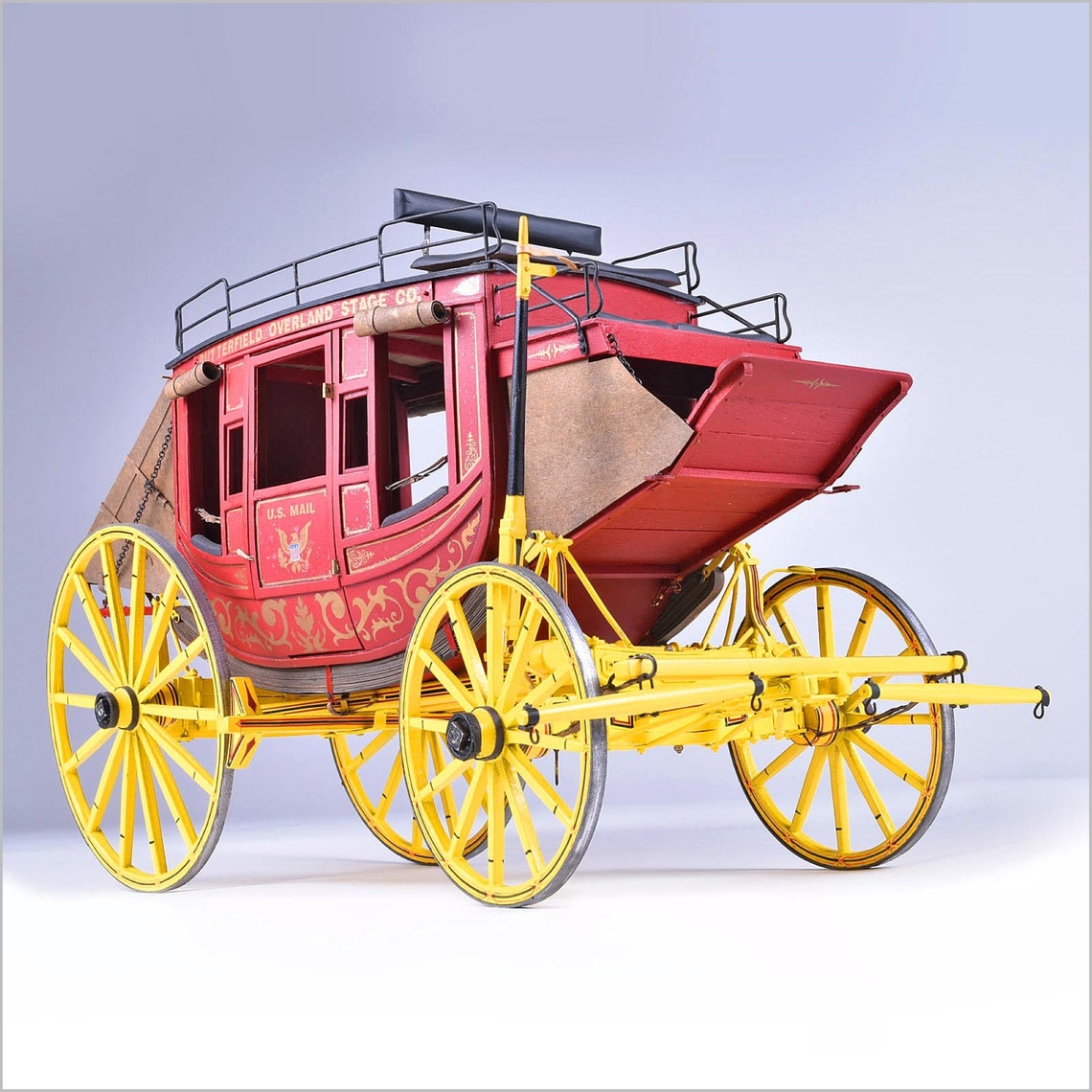 Model Trailways Concord Stagecoach 1:12 Scale Wood and Metal Kit - Etsy