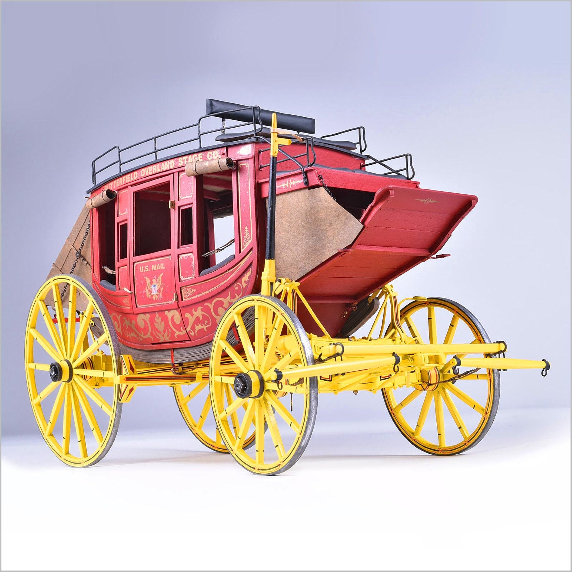 Model Trailways Concord Stagecoach 1:12 Scale Wood and Metal Kit - Etsy