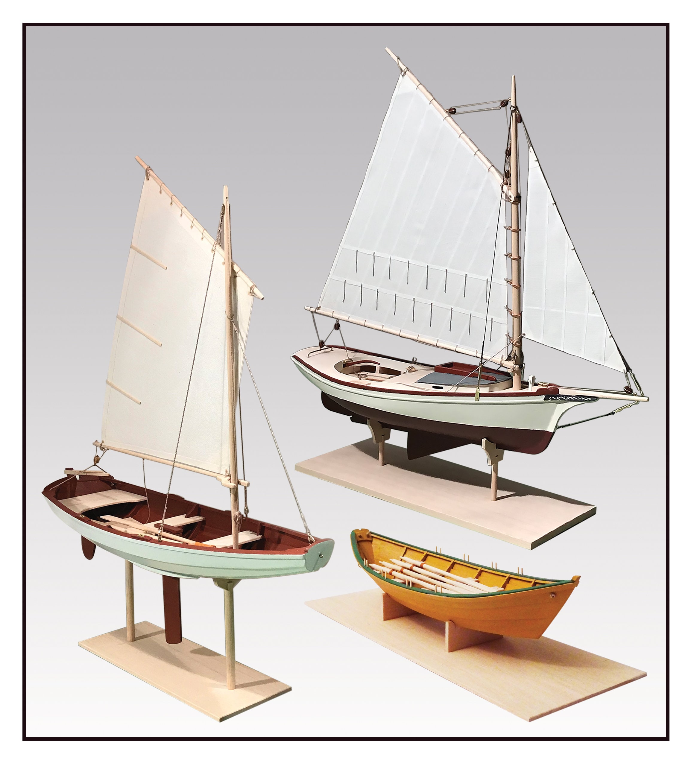 Model Shipways Shipwright 3 Kit Combo Wooden Model Kit Assembly Series ...