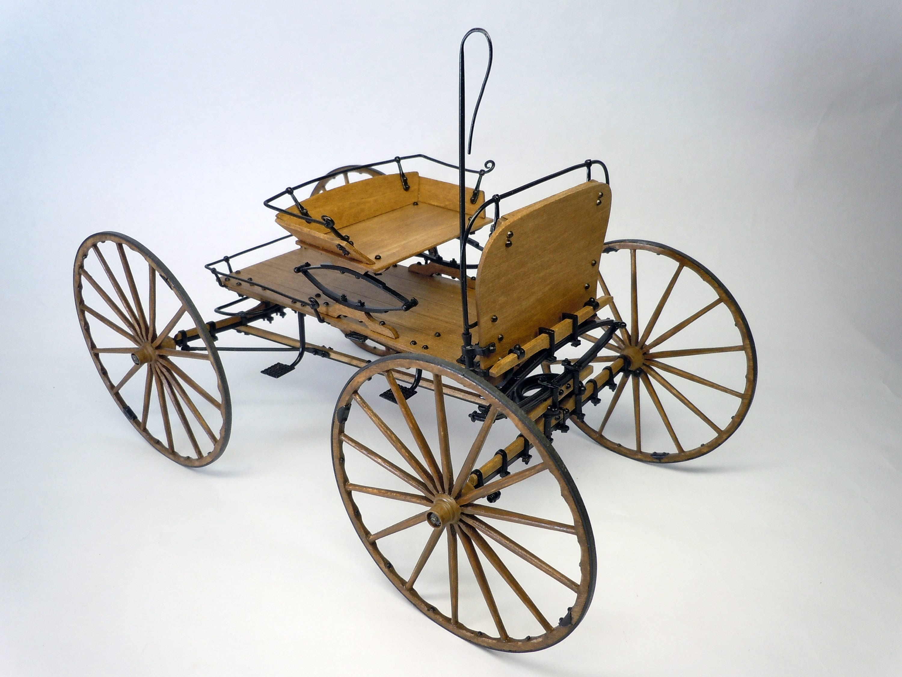 Model Trailways WESTERN MOUNTAIN BUCKBOARD 1:12 Scale Wood and Metal ...