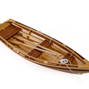 The Rowing Dinghy Row Boat Wooden Apprentice Skill Level 2 Model Boat ...