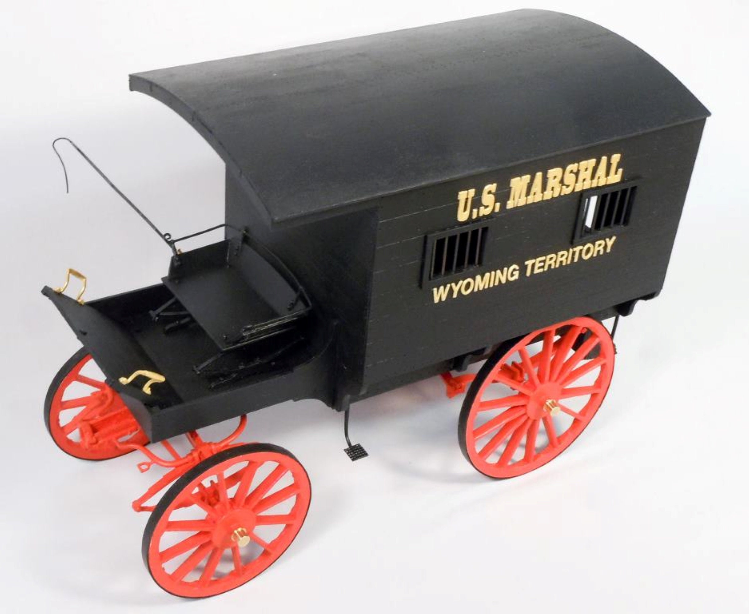 Model Trailways U.S. MARSHAL’S JAIL WAGON 1885 Wyoming Territory 1:12 ...