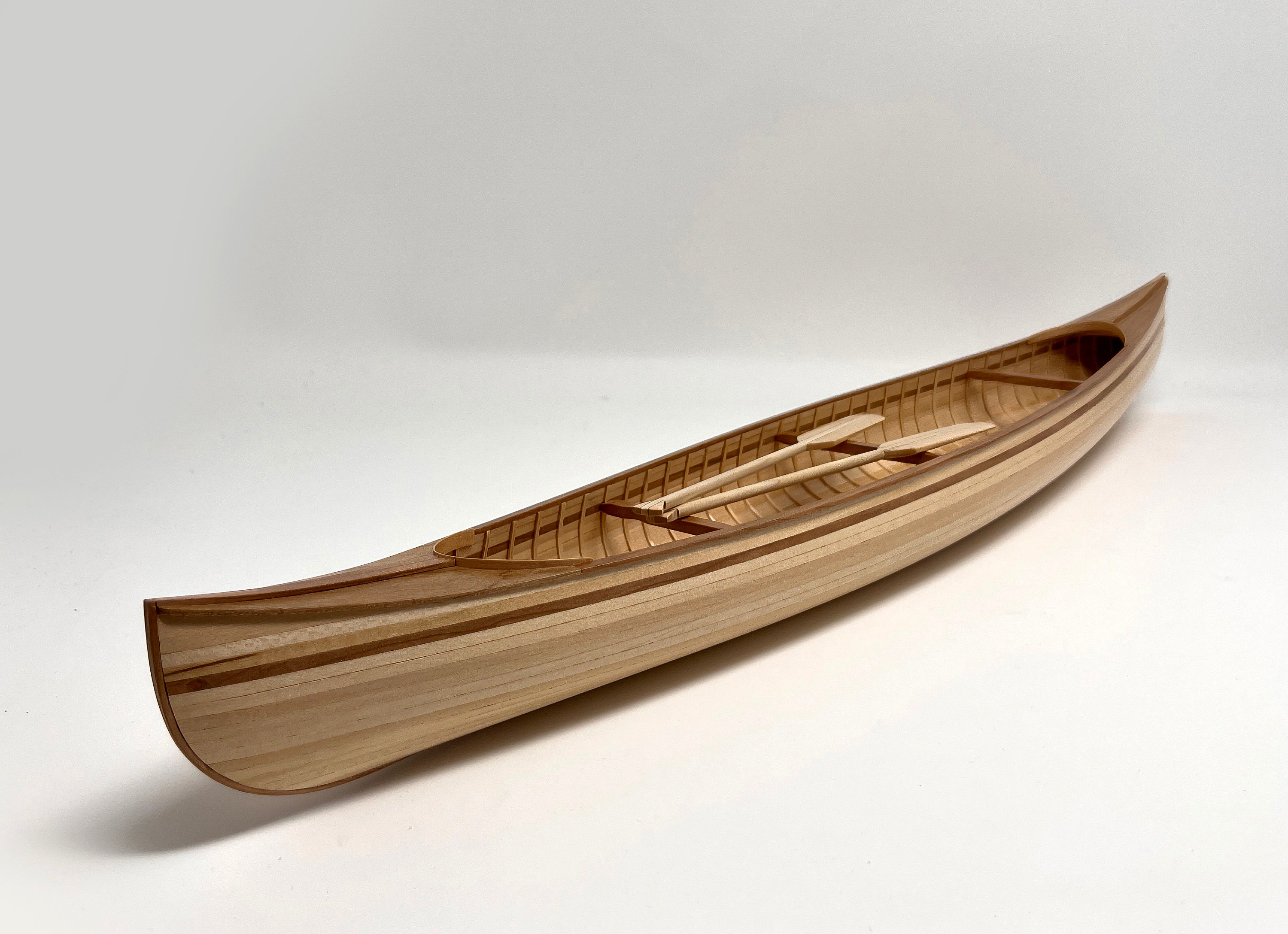 Canadese kano houten leerling vaardigheidsniveau 3 houten modelbootkit ...