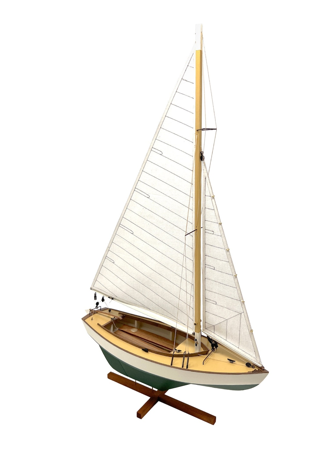Sakonnet Daysailer Wooden Apprentice Skill Level 2 Model Sailboat Kit 1 ...