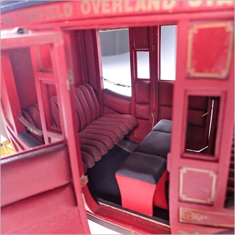 Model Trailways Concord Stagecoach 1:12 Scale Wood and Metal Kit - Etsy