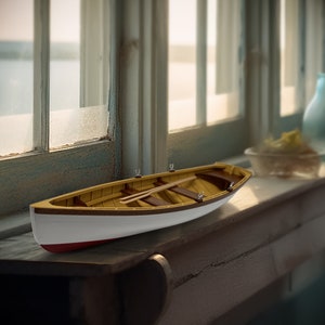 Boston Whitehall Tender Row Boat Wooden Apprentice Skill Level 2 Model ...