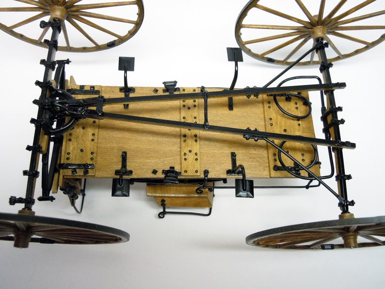 Model Trailways WESTERN MOUNTAIN BUCKBOARD 1:12 Scale Wood and Metal ...