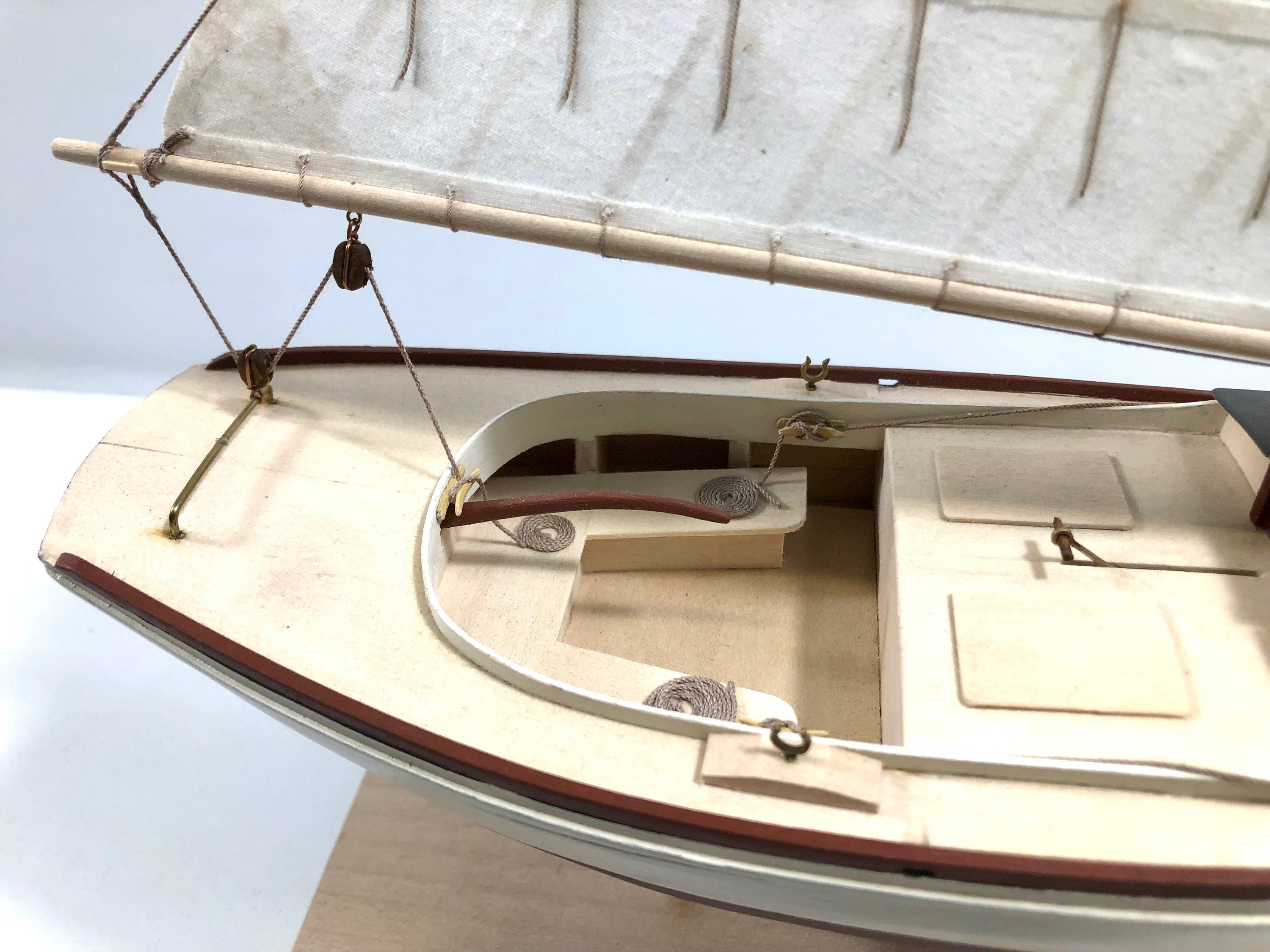 Muscongus Bay Lobster Smack Wooden Model Shipwright Series Skill Level ...