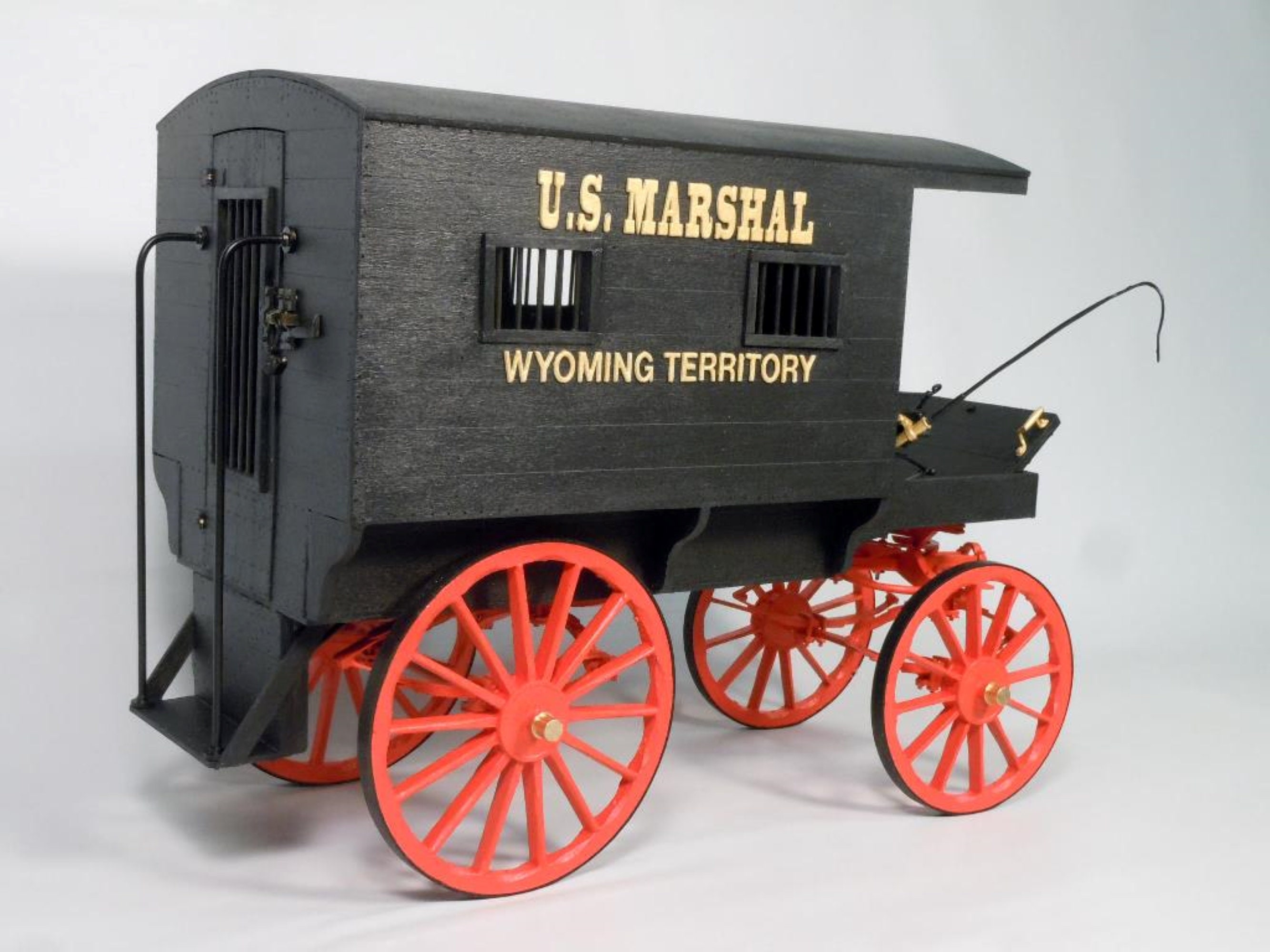 Model Trailways U.S. MARSHAL’S JAIL WAGON 1885 Wyoming Territory 1:12 ...