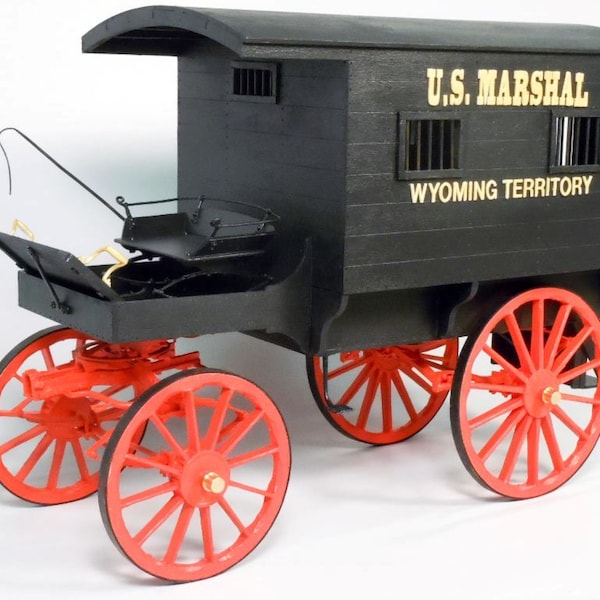 Wood Wagon Model Kit - Etsy
